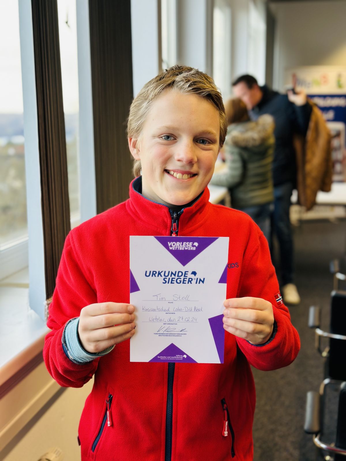 Maximilian Hofmann und Tim Stoll lesen im Lahn-Dill-Kreis am besten vor ...