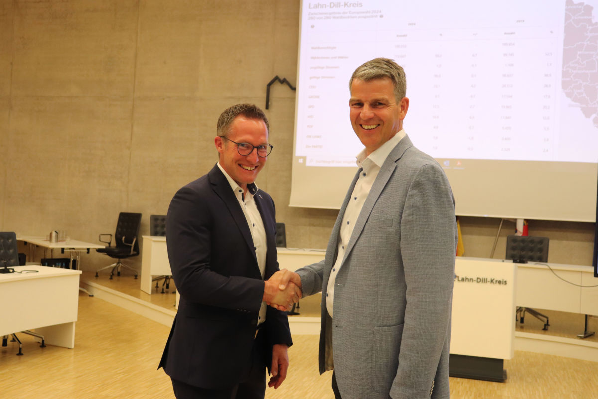 Landratswahl im Lahn-Dill-Kreis: Am 30. Juni 2024 ist Stichwahl - Lahn-Dill-Kreis
