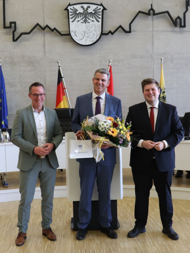 Frank Inderthal wird Erster Kreisbeigeordneter - Lahn-Dill-Kreis