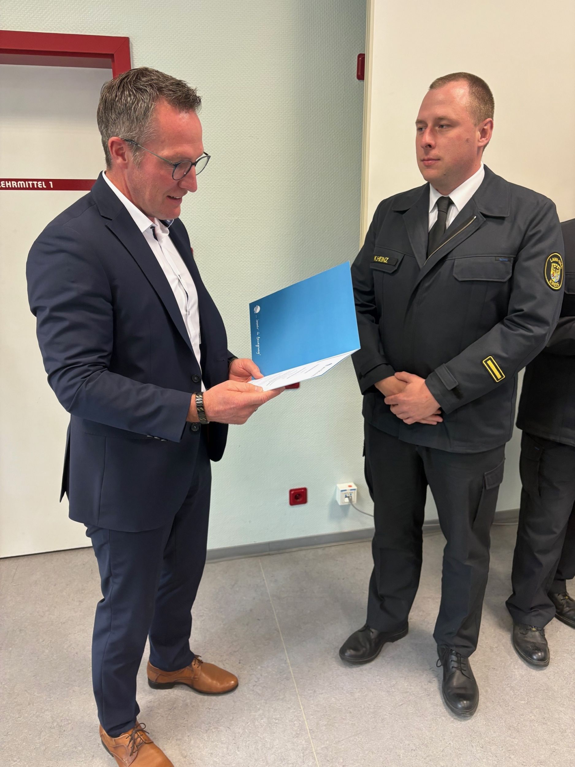 Kristopher-Kirsten Heinz ist neuer Stellvertretender Kreisbrandinspektor - Lahn-Dill-Kreis